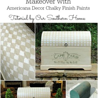 DIY Decorative Painted Box - Our Southern Home