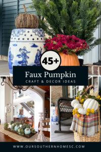 Over 45 Faux Pumpkin Craft Ideas