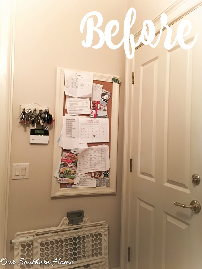 DIY Organized Command Center - Our Southern Home