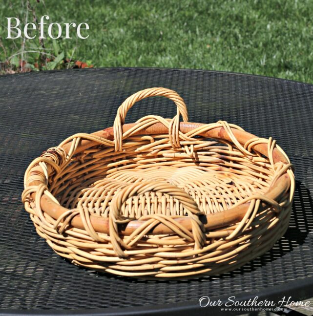 Farmhouse Basket Paint Finish - Our Southern Home
