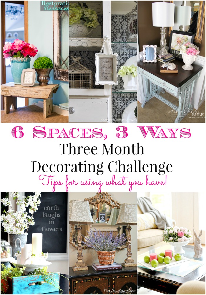 Decorating Challenge {Month 3} - Our Southern Home