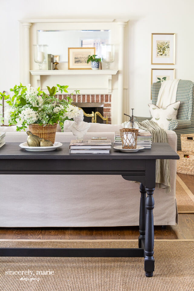 Cottage Style Table Vignette - Our Southern Home