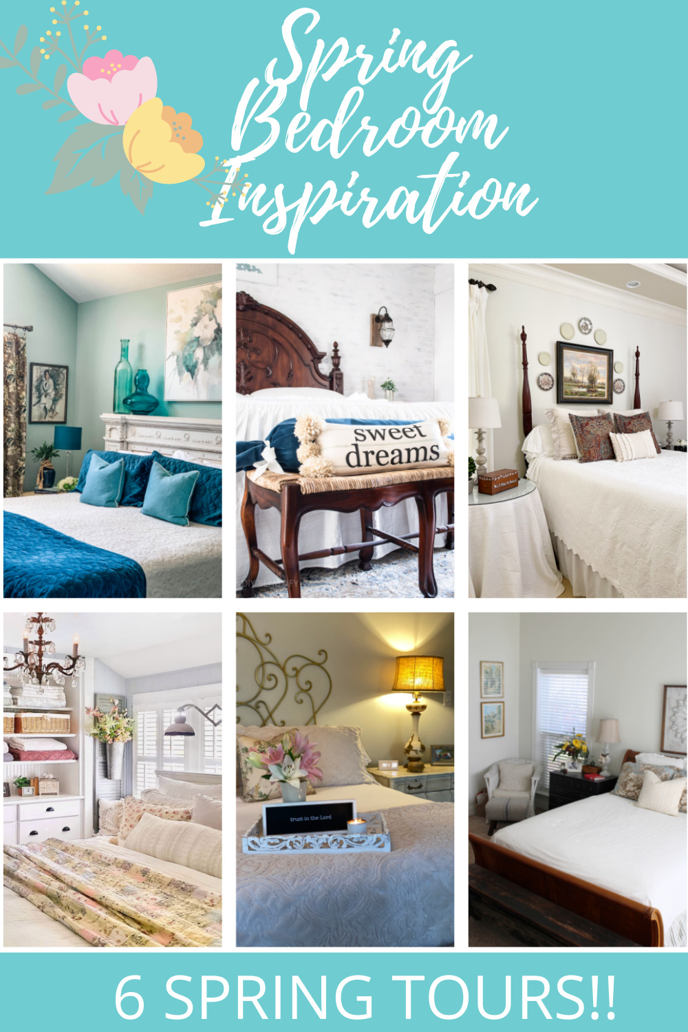 Spring Master Bedroom - Our Southern Home