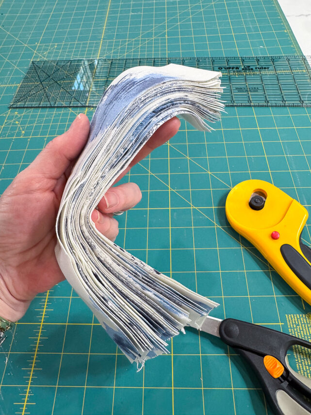 DIY Pleated Lamp Shade for a Thrift Store Lamp