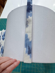 DIY Pleated Lamp Shade for a Thrift Store Lamp