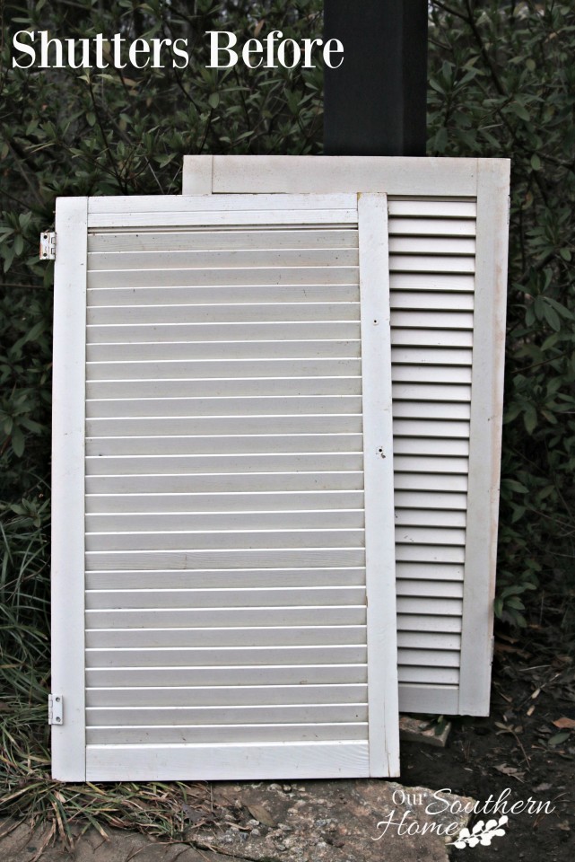 Shutter Jewelry Organizer - Our Southern Home