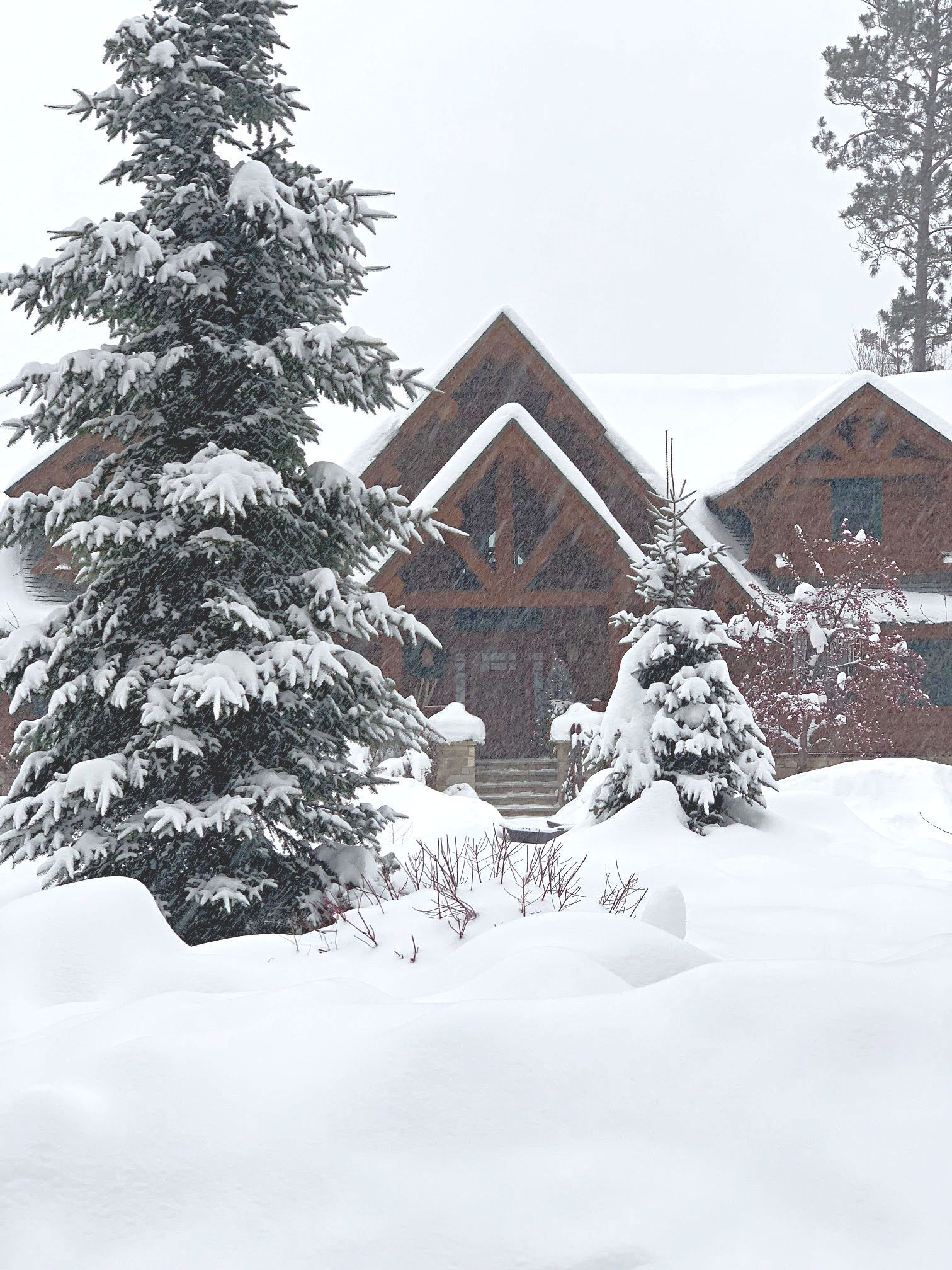 Snowy Christmas Homes - Our Southern Home