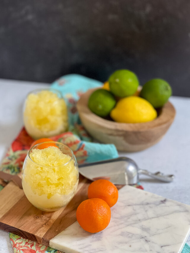 5 Ingredient Citrus Adult Summer Slushie Recipe