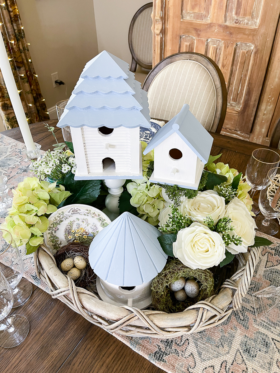 Birdhouse Tablescape - Our Southern Home