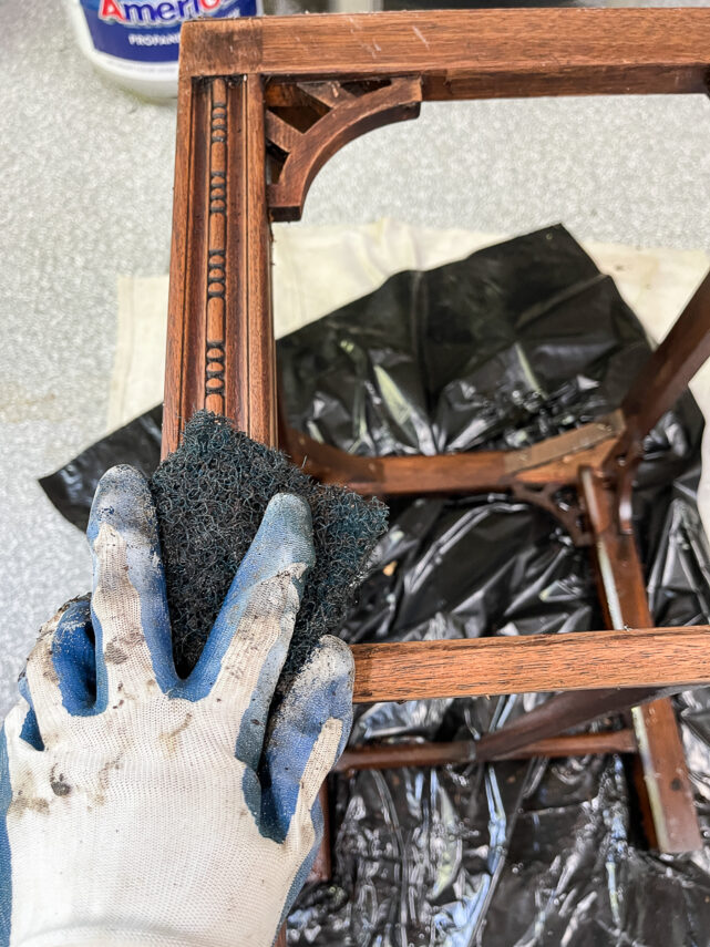 Classic Stool Makeover | Strip & Reupholster