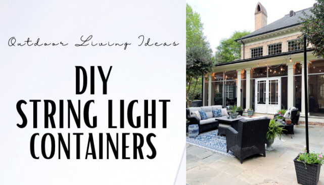 DIY String Light Containers for Your Patio Lighting