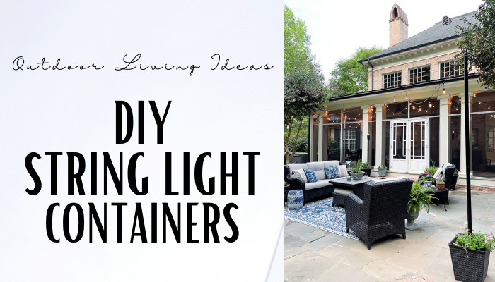 DIY String Light Containers for Your Patio Lighting