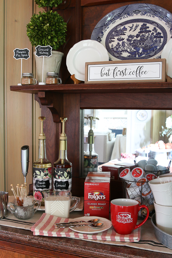 Simple Brunch Coffee Bar - Our Southern Home