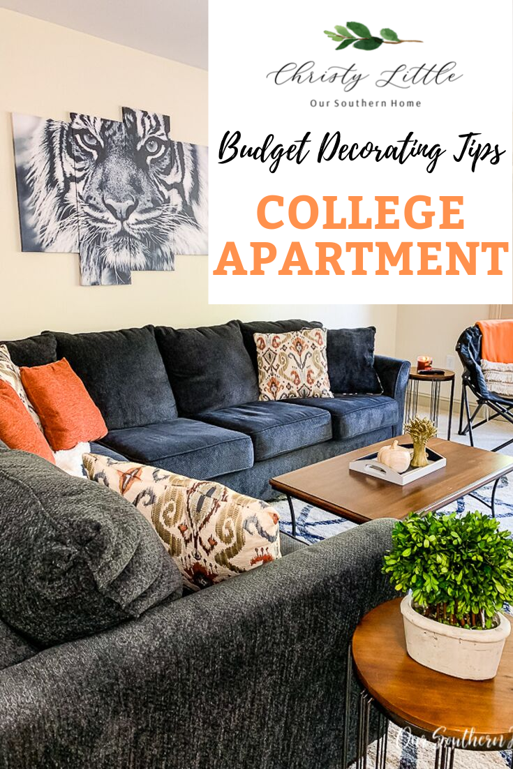 Decorating a College Apartment - Our Southern Home