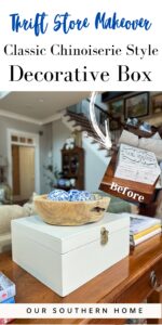 Thrift Store Box Makeover with a Classic Look