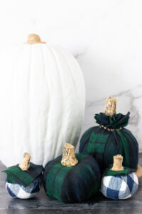 No-Sew DIY Flannel Pumpkins - Our Southern Home