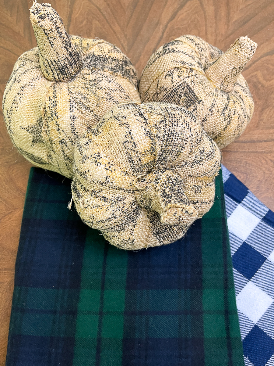 No-Sew DIY Flannel Pumpkins - Our Southern Home