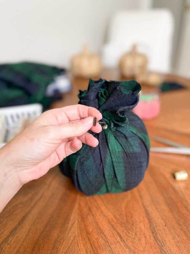 No-Sew DIY Flannel Pumpkins - Our Southern Home