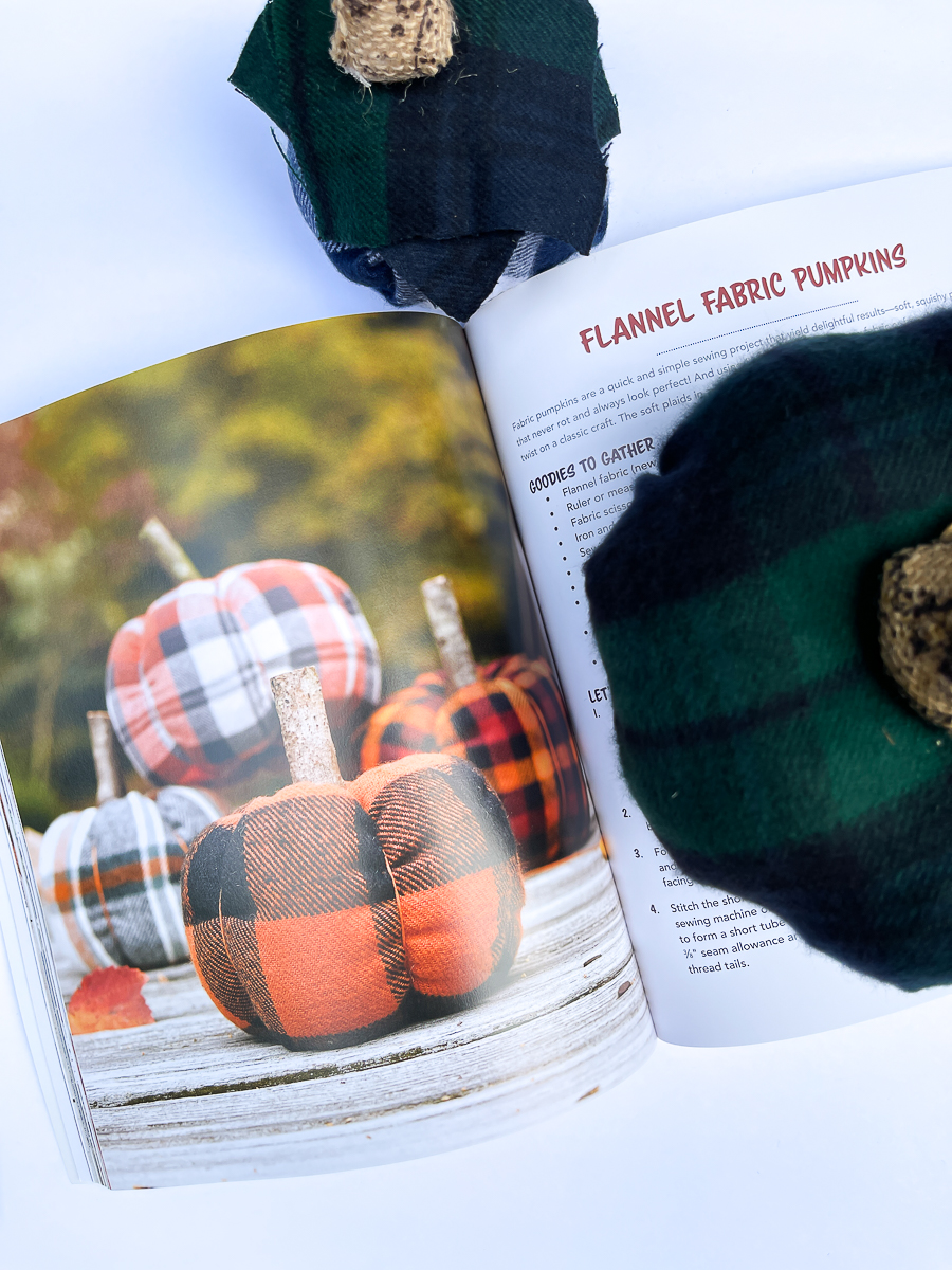 No-Sew DIY Flannel Pumpkins - Our Southern Home