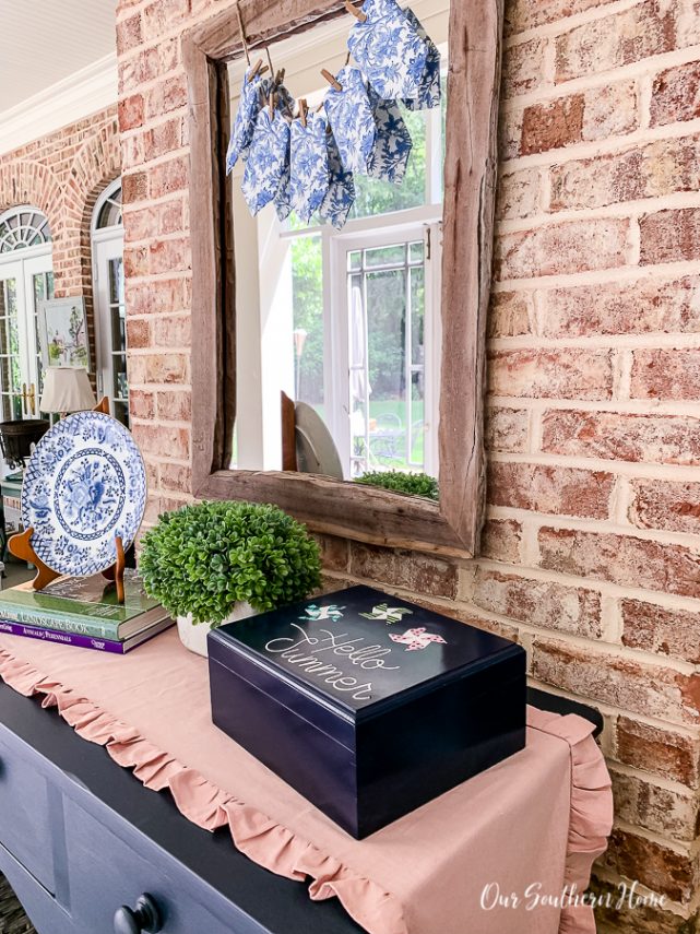 DIY Decorative Painted Box - Our Southern Home