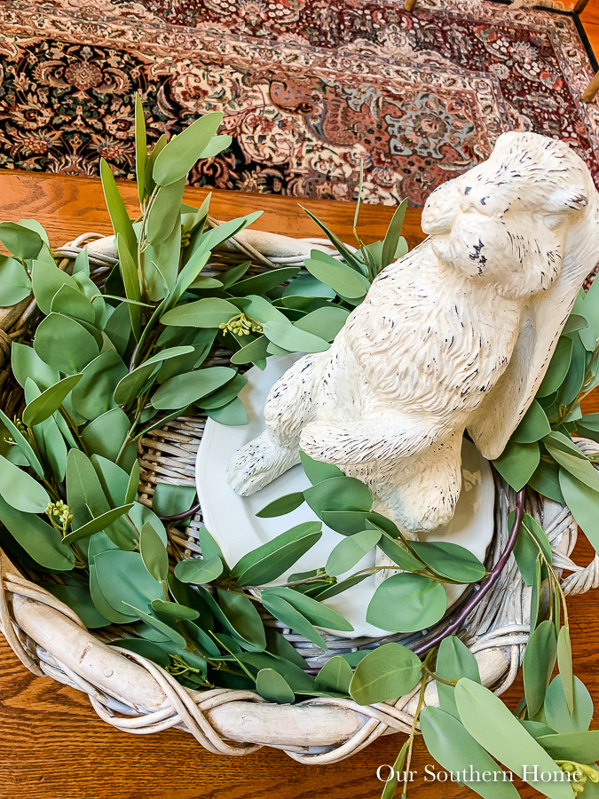 Simple Easter Centerpiece - Our Southern Home