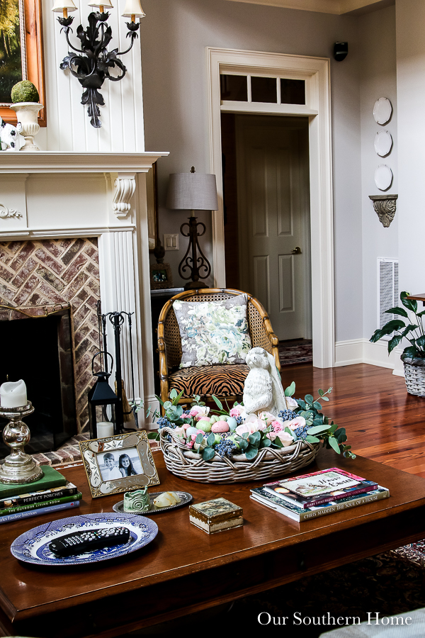 Simple Easter Centerpiece - Our Southern Home