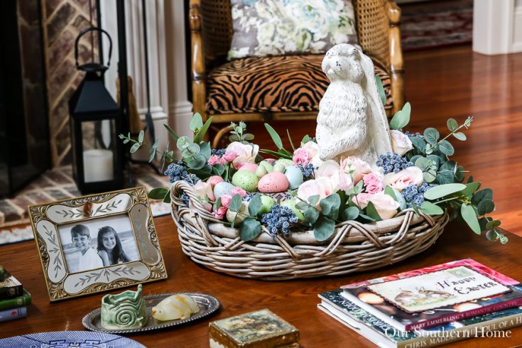 Simple Easter Centerpiece - Our Southern Home