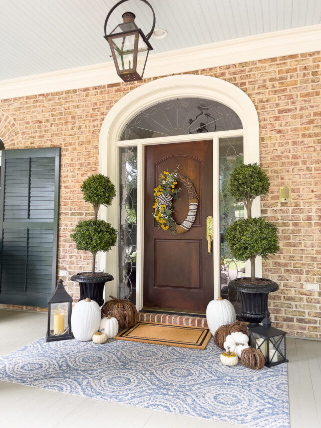 Gorgeous Fall Entrances - Our Southern Home