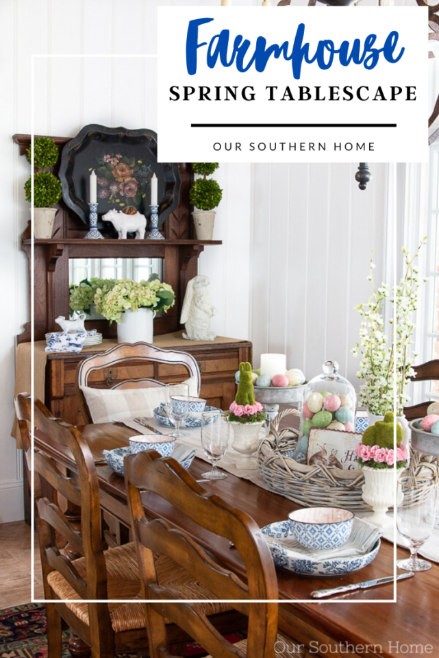 Casual Spring Tablescape - Our Southern Home