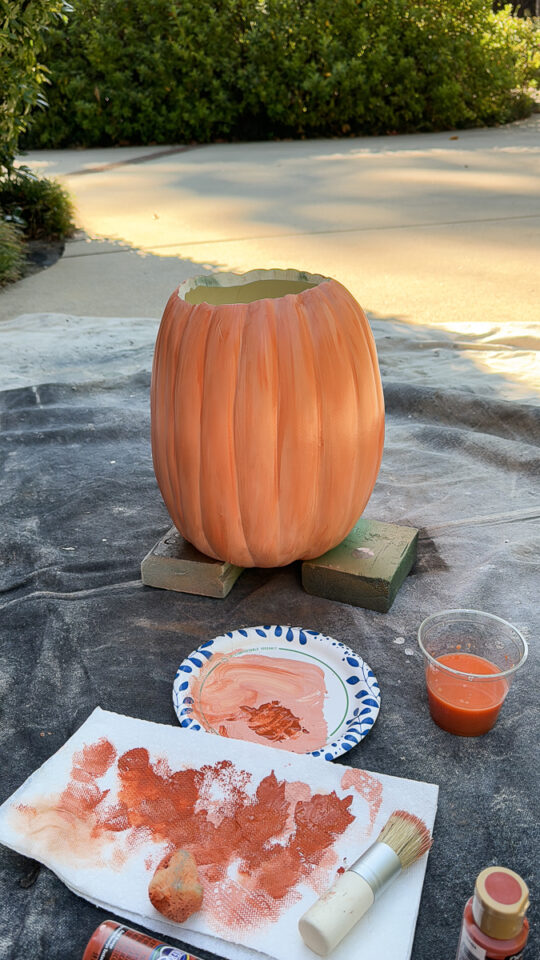 How to Make an Easy DIY Faux Pumpkin Arrangement