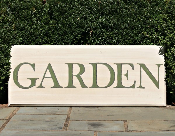 Hand-painted Garden Sign - Our Southern Home