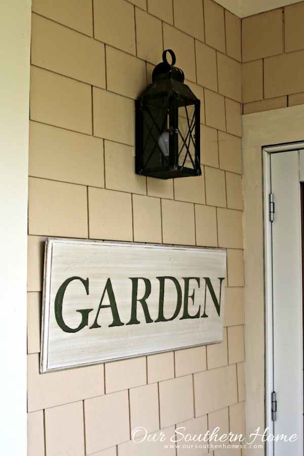 Hand-painted Garden Sign - Our Southern Home