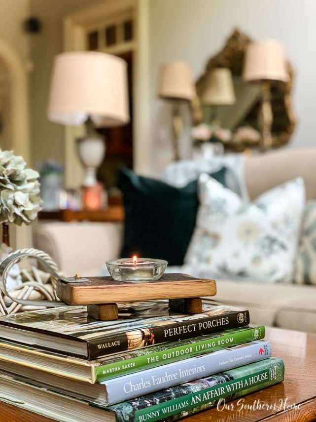 Late Summer Coffee Table Styling - Our Southern Home