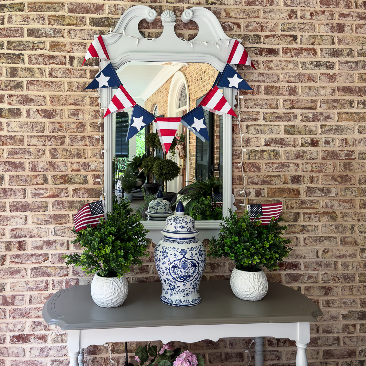 Decor Ideas for a Patriotic Summer Front Porch