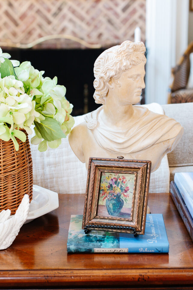 Cottage Style Table Vignette - Our Southern Home