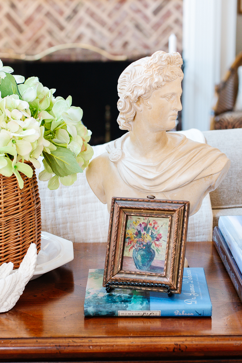 Cottage Style Table Vignette - Our Southern Home