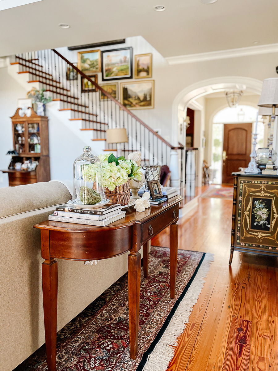 Cottage Style Table Vignette Our Southern Home