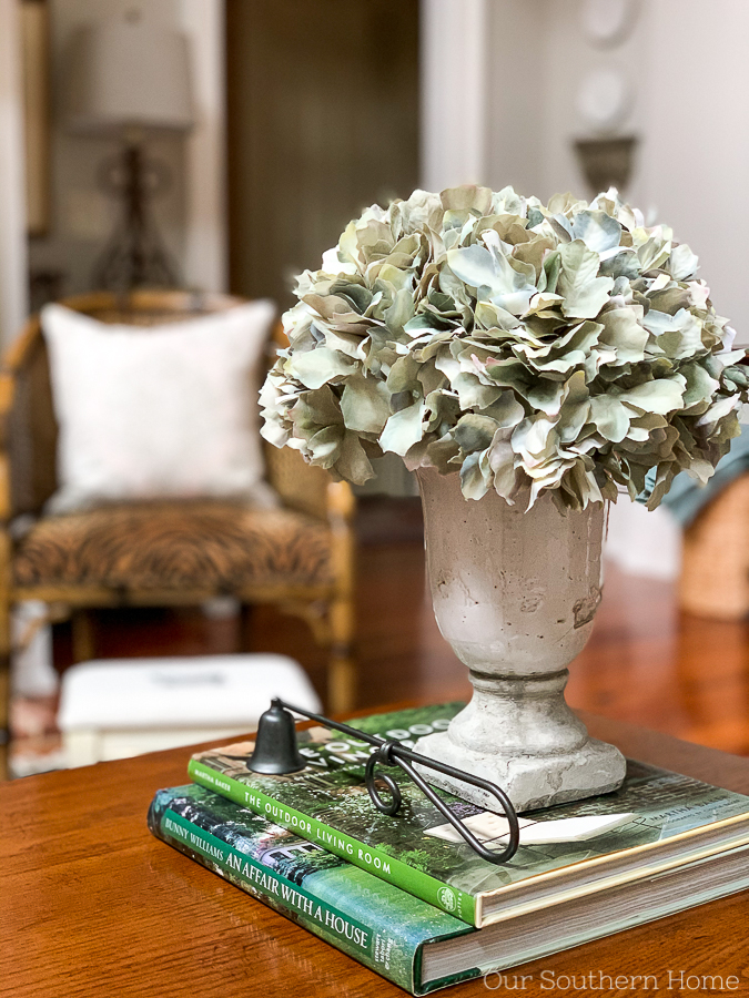 Decorating with Books - Our Southern Home