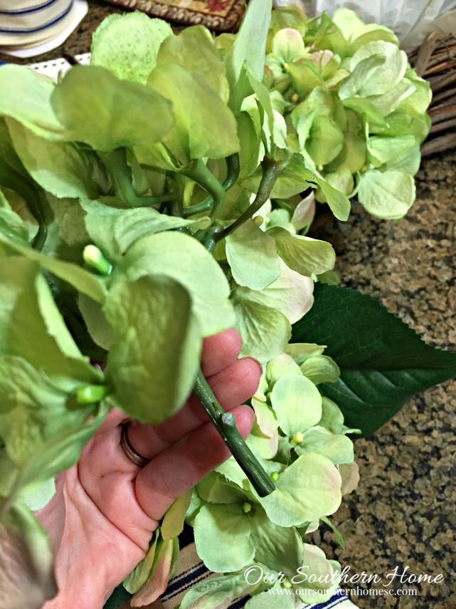Hydrangea Spring Wreath - Our Southern Home