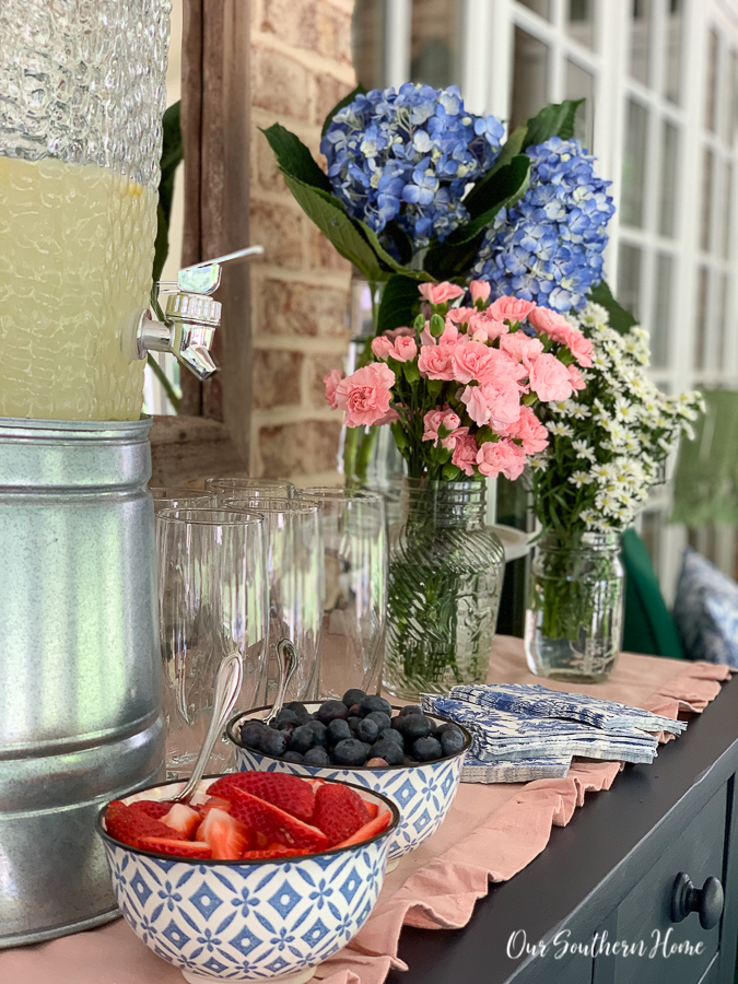 Simple Spring Event with Lemonade Station - Our Southern Home