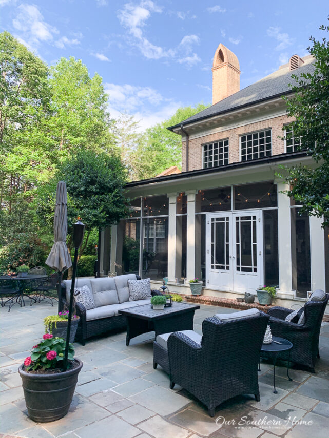 Summer Outdoor Living - Our Southern Home