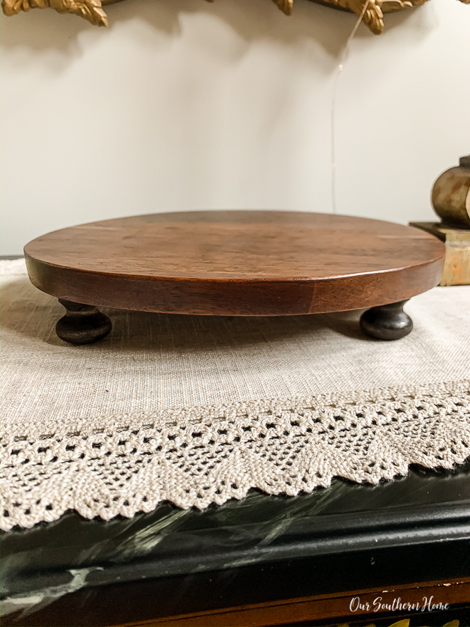 DIY Footed Tray - Our Southern Home