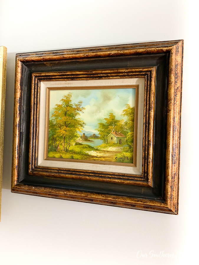 Picture Frame Makeover - Our Southern Home