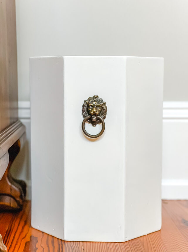 Thrift Store Trash Can Makeover - Our Southern Home