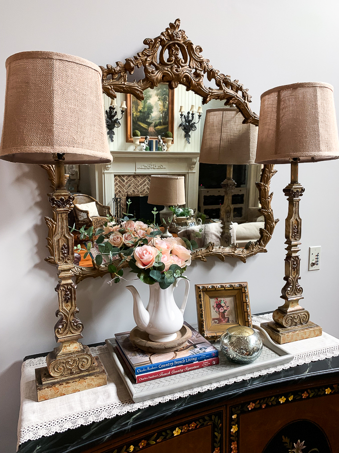 Vintage Look Tray Makeover - Our Southern Home