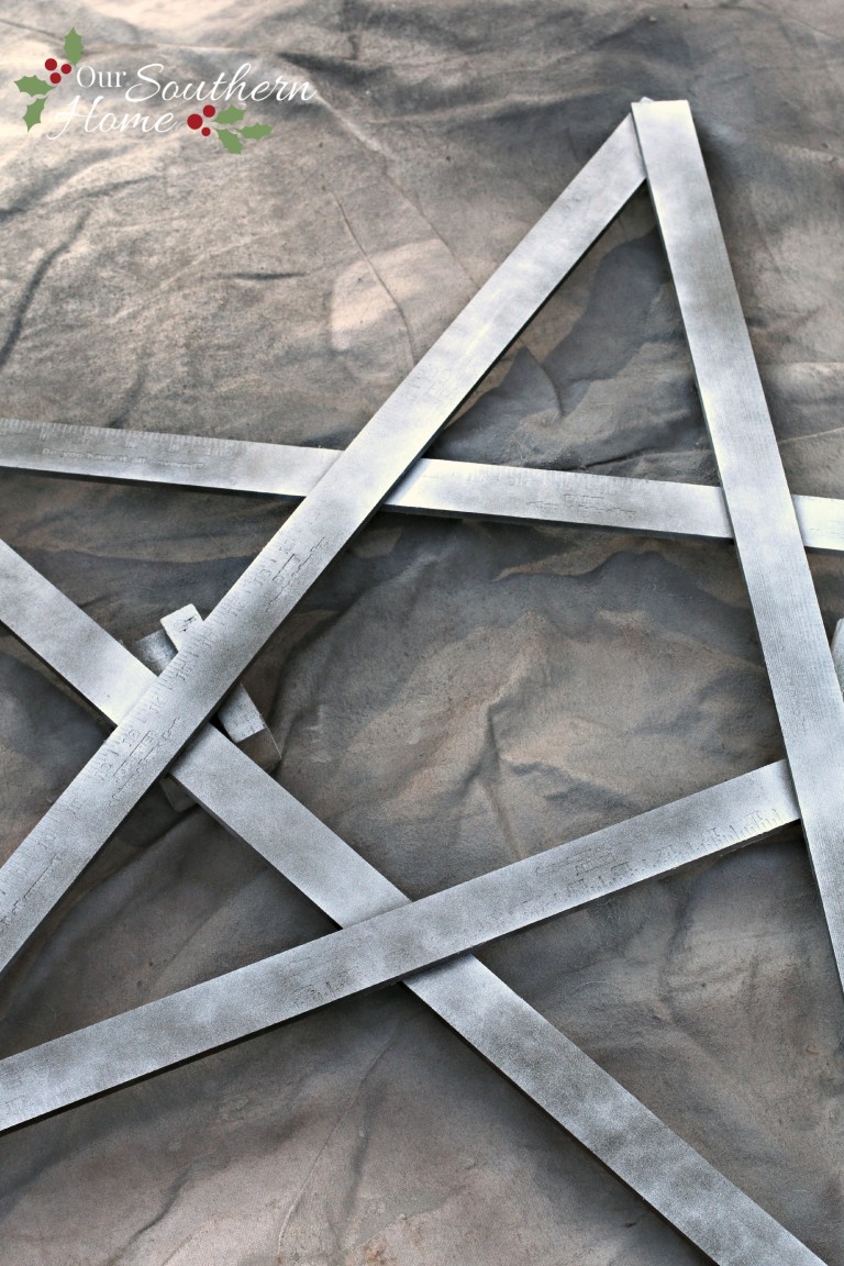 Weathered Yardstick Stars - Our Southern Home