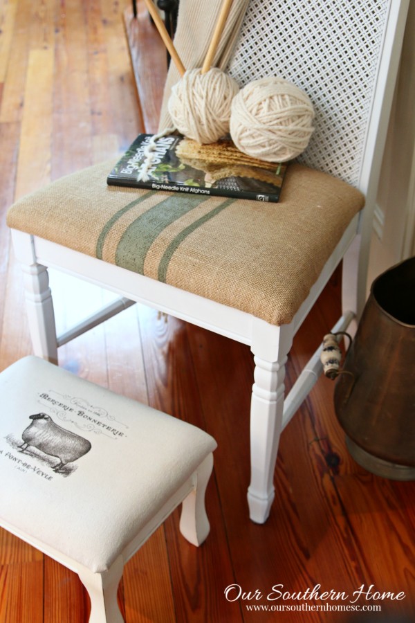 Thrift Store Chair Makeover {Take 2} - Our Southern Home